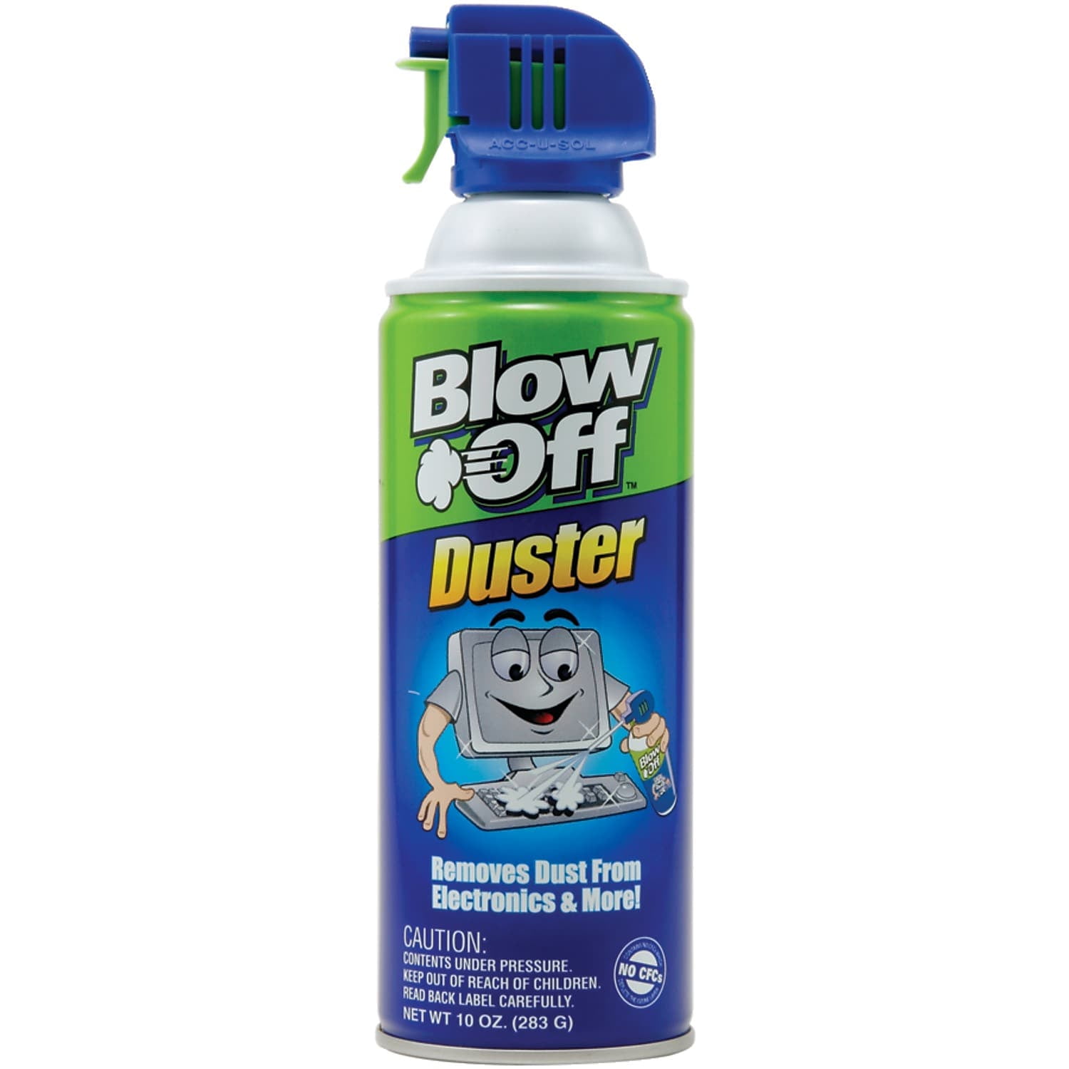 Blow Off Compressed Air Duster 10 oz - Electronic Cleaning Spray, Dust ...