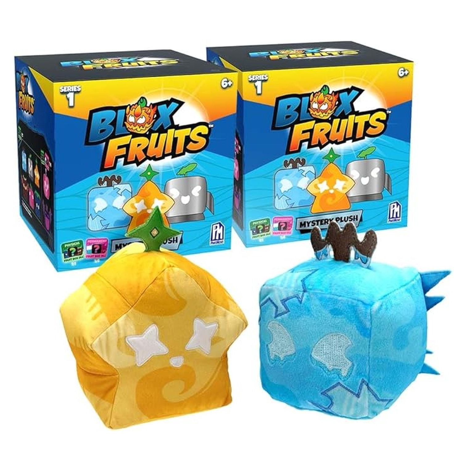 BLOX Fruits - Mystery Fruit Collectible Plush 2-Pack (4"" Tall, Series ...