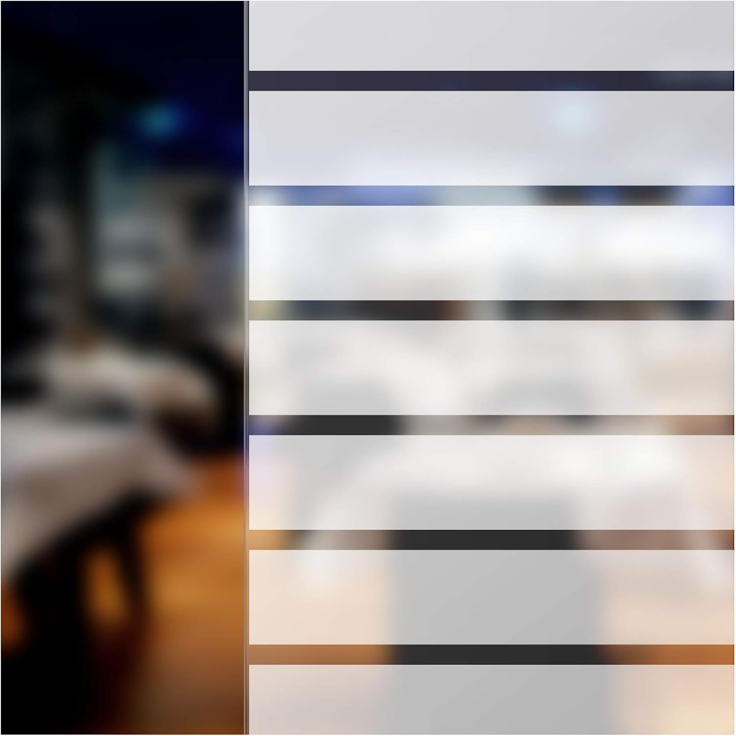 BLP Decorative Window Film Blind Plus (1 3/4 Inch Wide Blinds) - 48in X ...