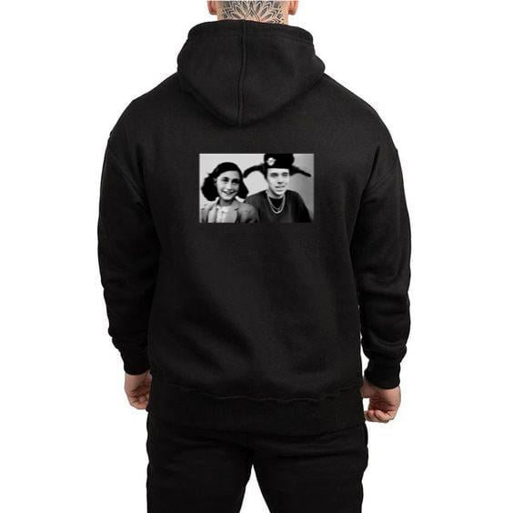BLP Kosher Anne Frank Y2K Rap Hoodie, for men & women, up to size 5XL ...
