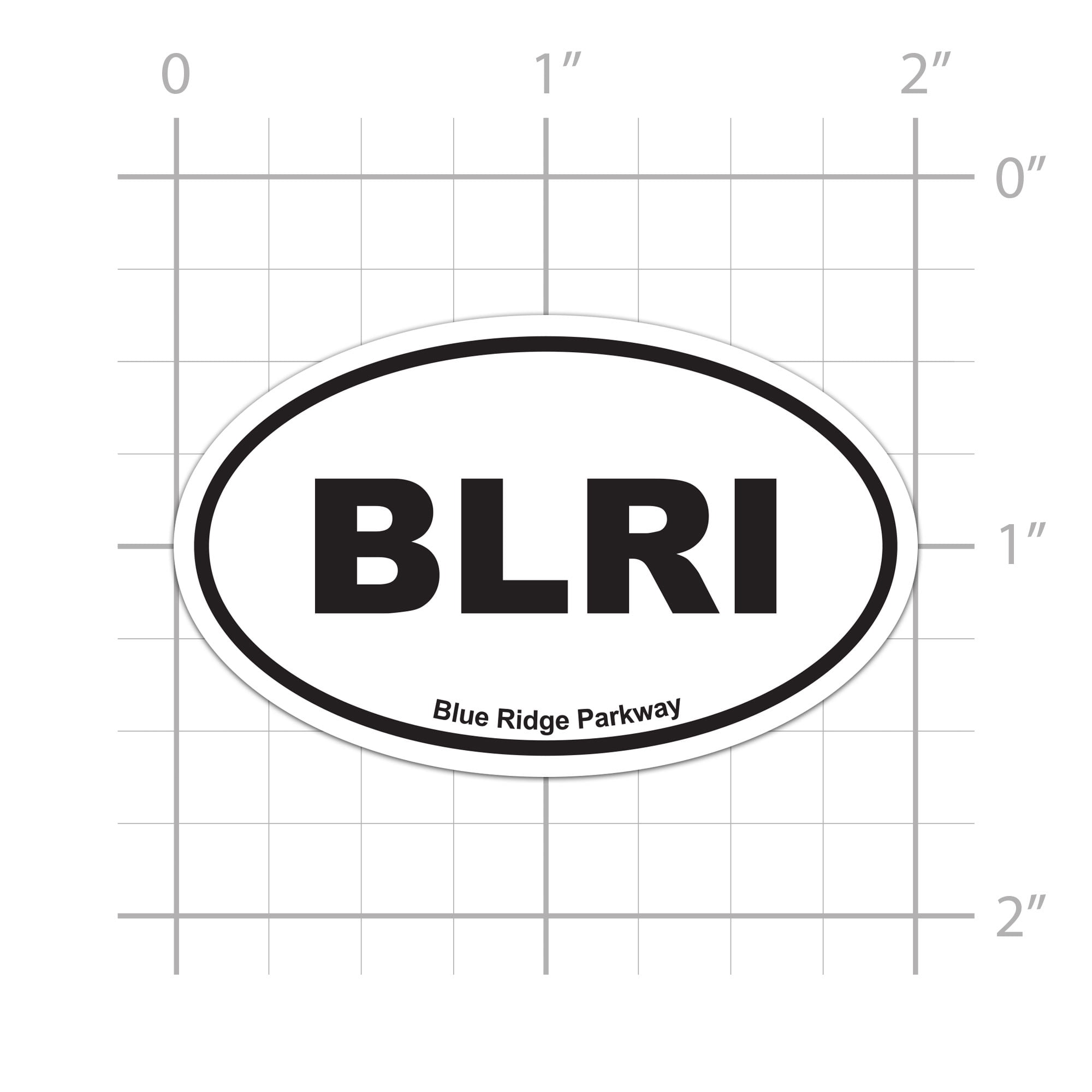 BLRI Blue Ridge Parkway Sticker for water bottle phone tumbler hard ...