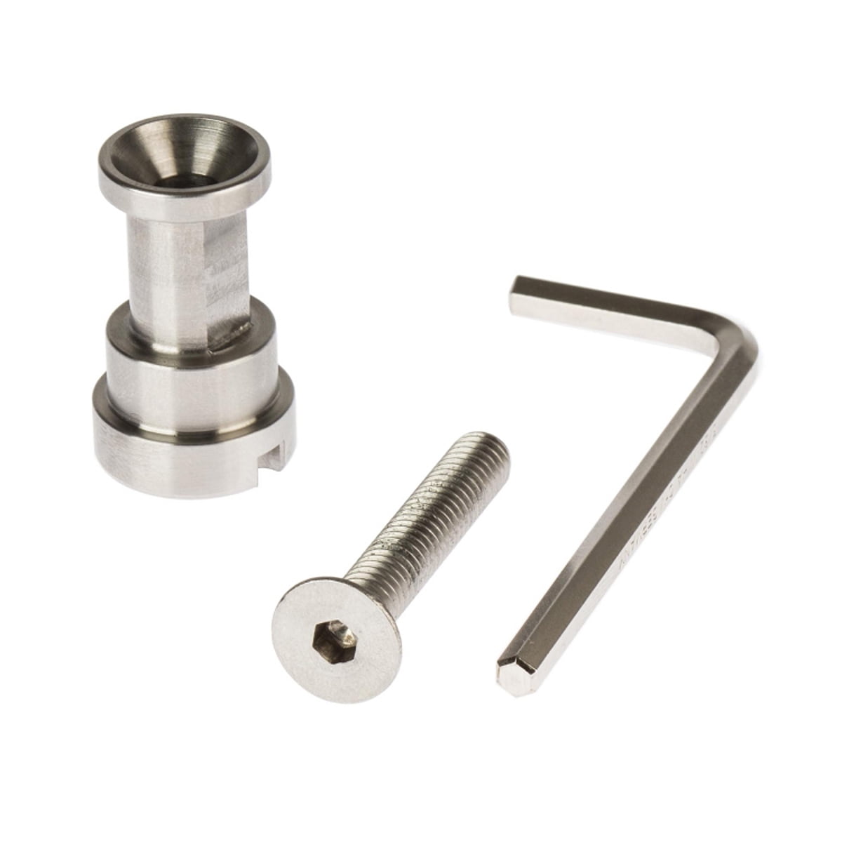 ProMediaGear BLSAT 5/8" Stainless Steel Light Spigot Adapter with 1/4 ...