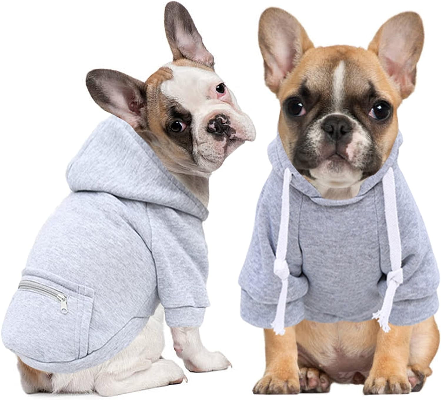 BLSCODE Clothes for Small Dogs Boy, Extra Small Dog Hoodie with Pocket ...