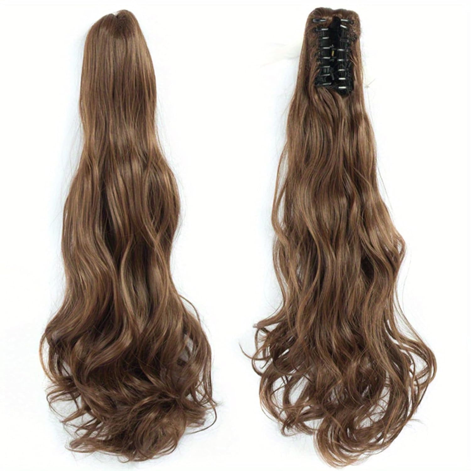 BLSCODE Ponytail Extension Clip in Hair Extensions for Women Long Wavy ...