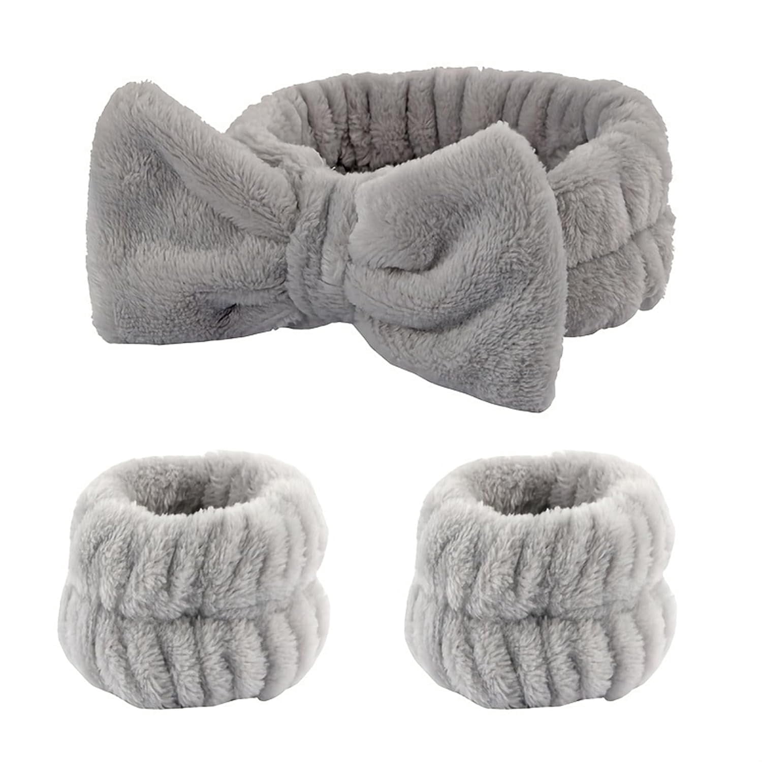 BLSCODE SPA Headband Wristbands Set Makeup Headband Wrist Towels for ...