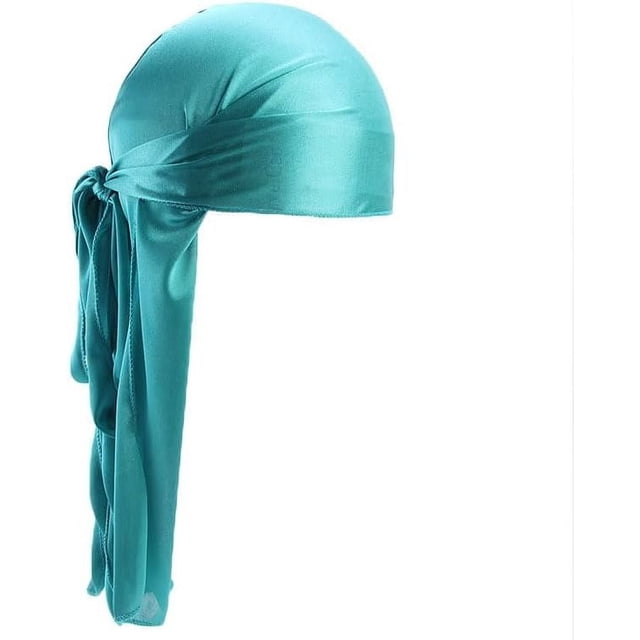 BLSCODE Silky Durag for Men Wave, Premium Satin Deluxe Du-rag with Long ...