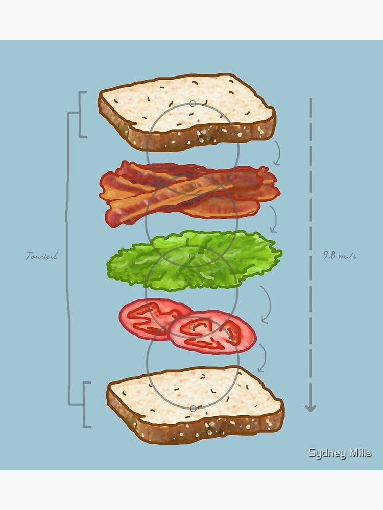 BLT PERFECTION BLUEPRINT tm Poster Framed-unframed - Walmart.com