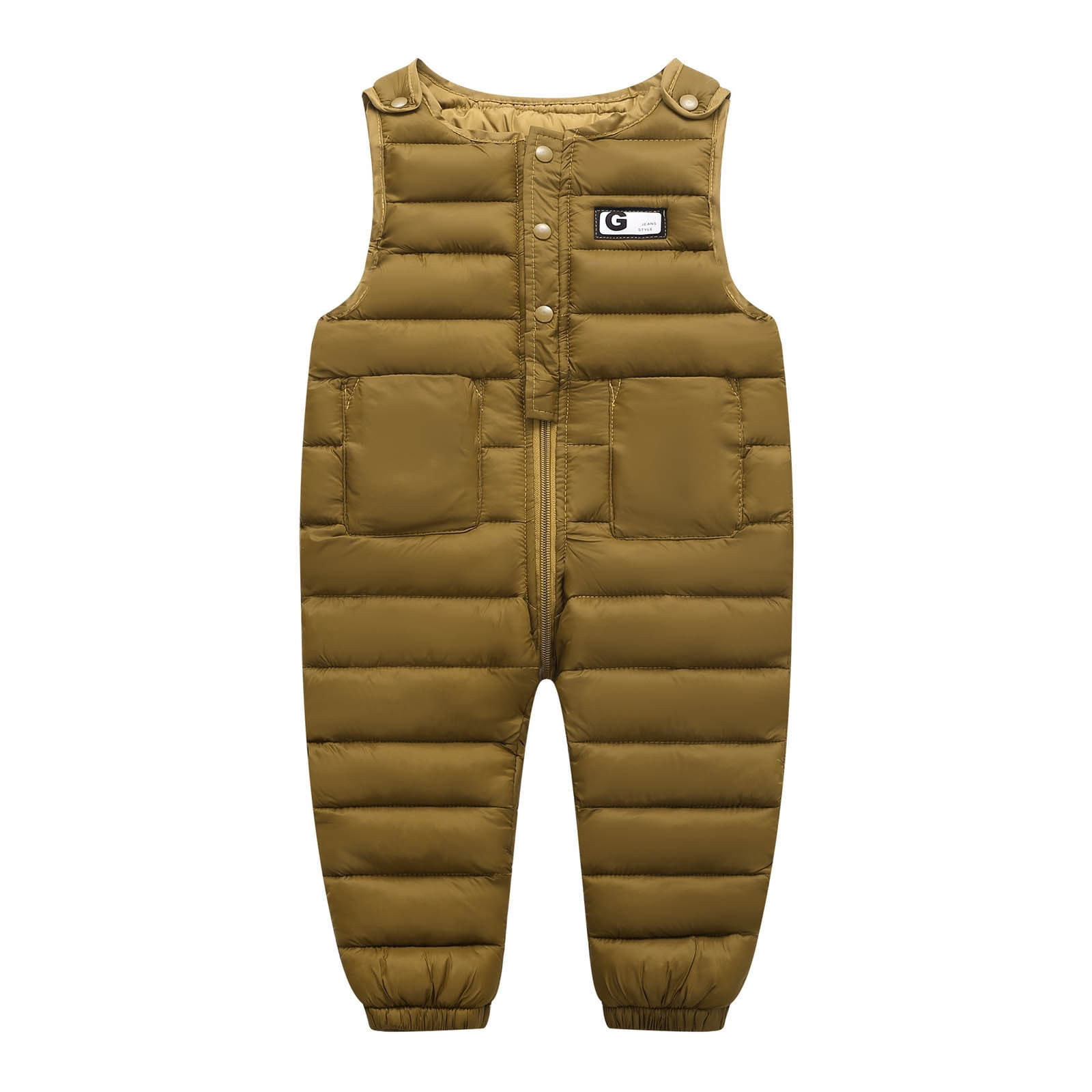 BLTIBY Baby Toddler Boys Girls Snow Bib Overalls Fall Winter Warm Pants ...
