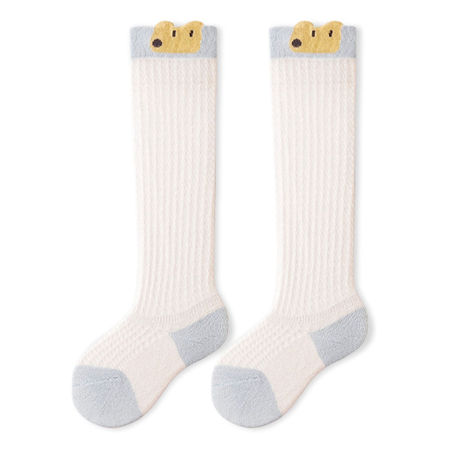 BLTIBY Cotton Baby Girl Boy High Sock Breathable Mesh Toddler Over Knee ...