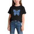BLTIBY Girls Boys Short Sleeve T Shirts Summer Tops Crewneck Cute ...
