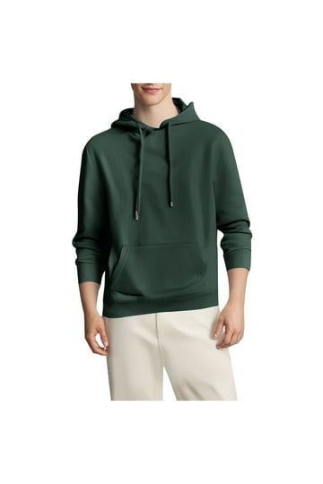 solid green hoodie