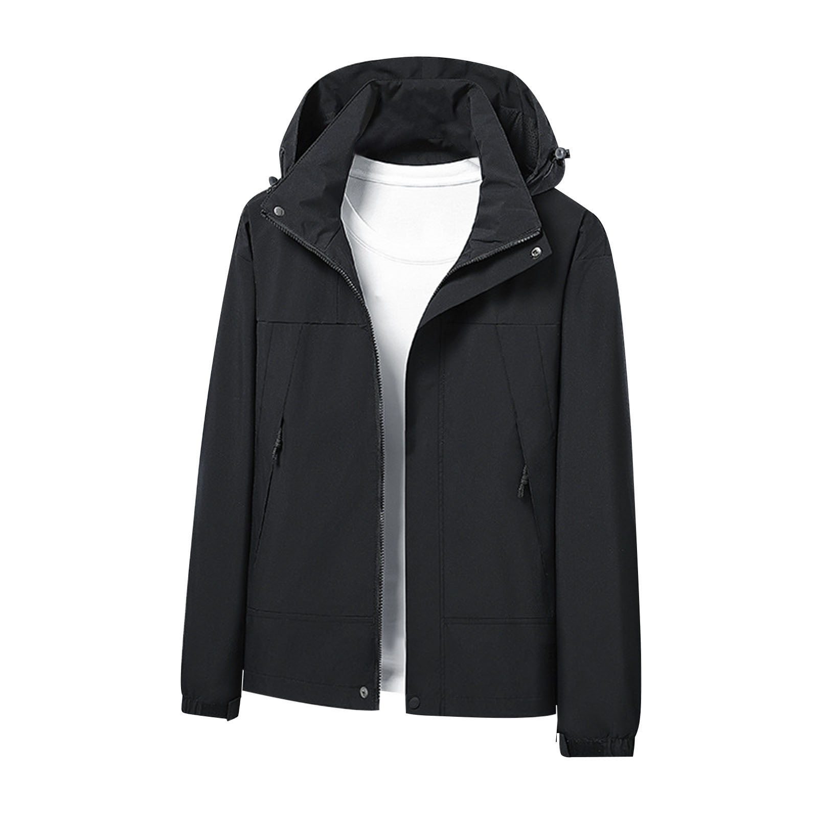 BLTIBY Men's Punching Jacket Hoodies Fall Winter Color-blocked Workout ...