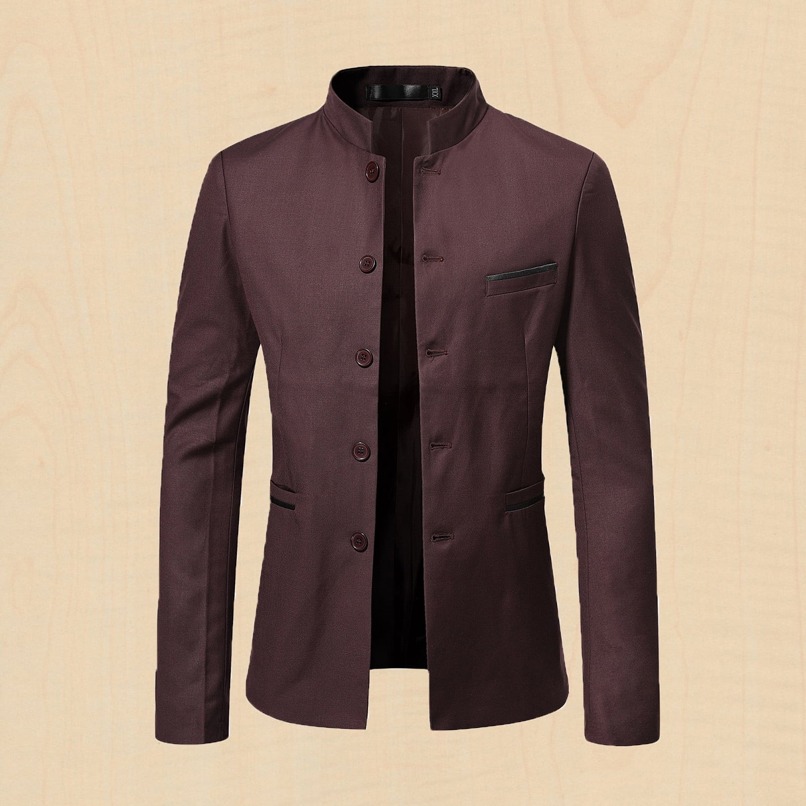 BLTIBY Mens Casual Blazer Sport Coats Dress Four Button Solid Color ...