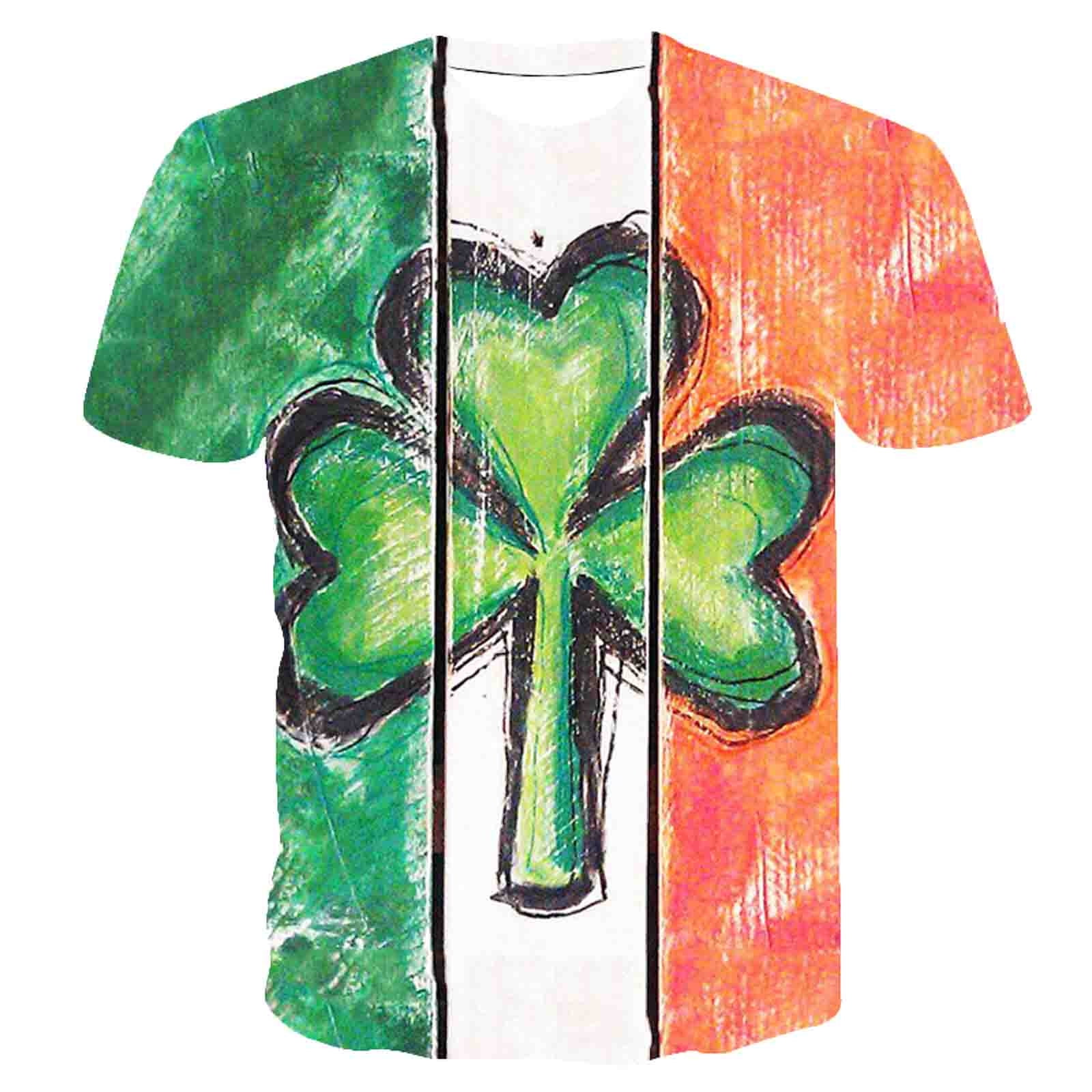 BLTIBY Mens Womens St. Patrick's Day Sweatshirts Spring Fall Printed ...