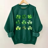BLTIBY St. Patrick's Day Sweatshirts for Women Shamrock Shirt Clover ...
