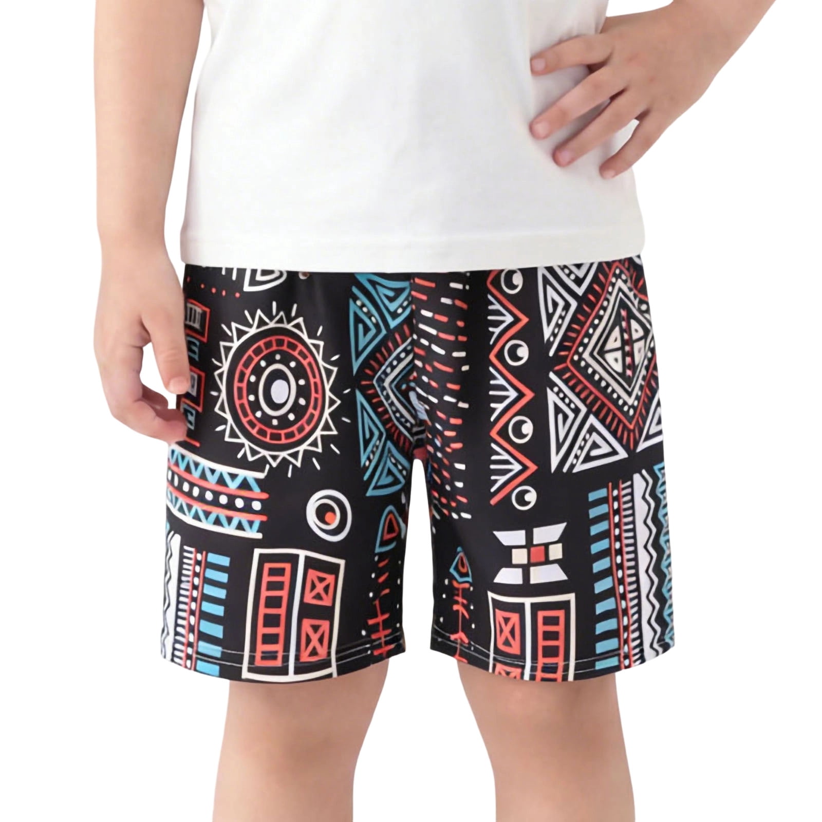BLTIBY Swim Trunks Shorts for Boys Girls Kids Cotton Printed Summer ...
