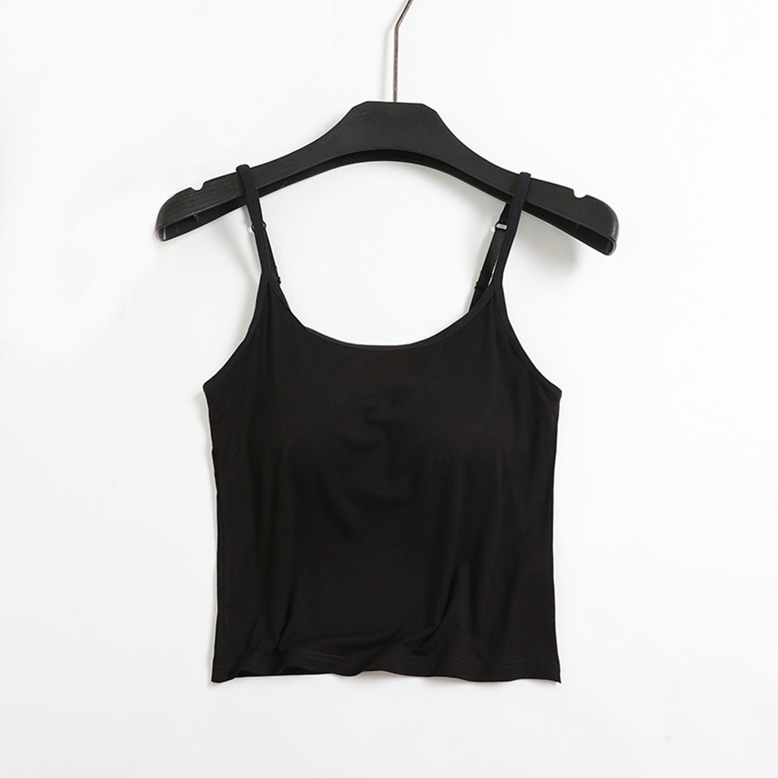 BLTIBY Tank Tops for Women Camisole with Chest Pad No Steel Rings ...