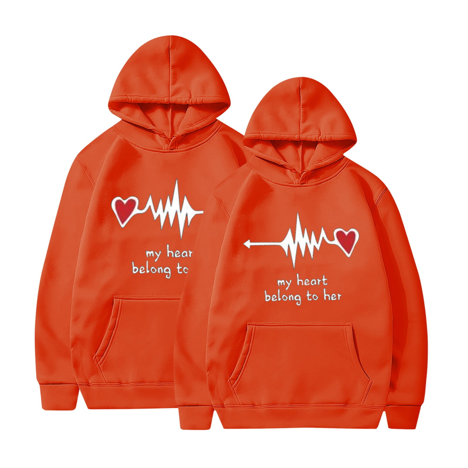 BLTIBY Valentine's Day Sweatshirt for Women Men Hoodies Autumn Spring ...