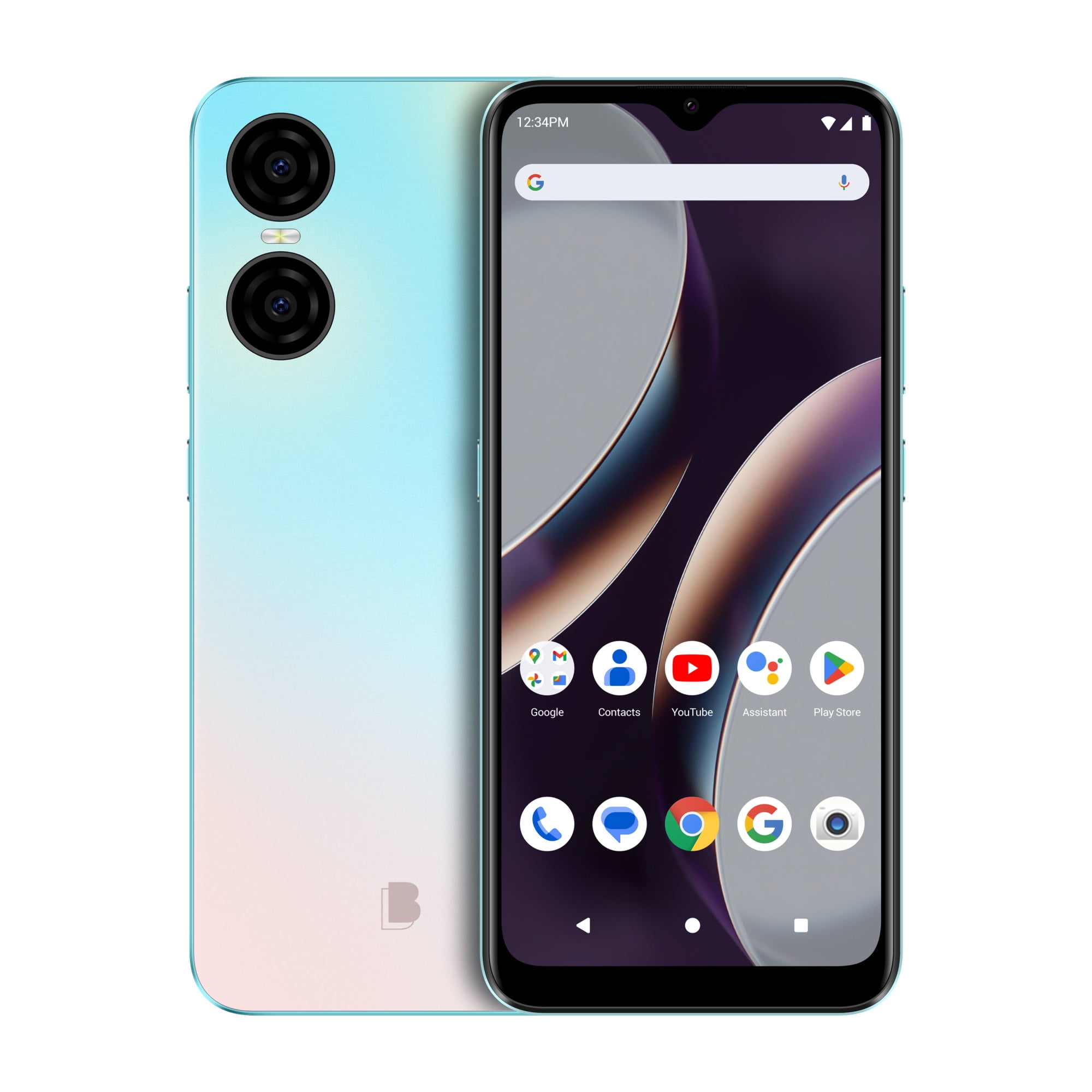 BLU G63 128GB Dual-SIM GSM Unlocked Android Smartphone Pearl, Elegant ...