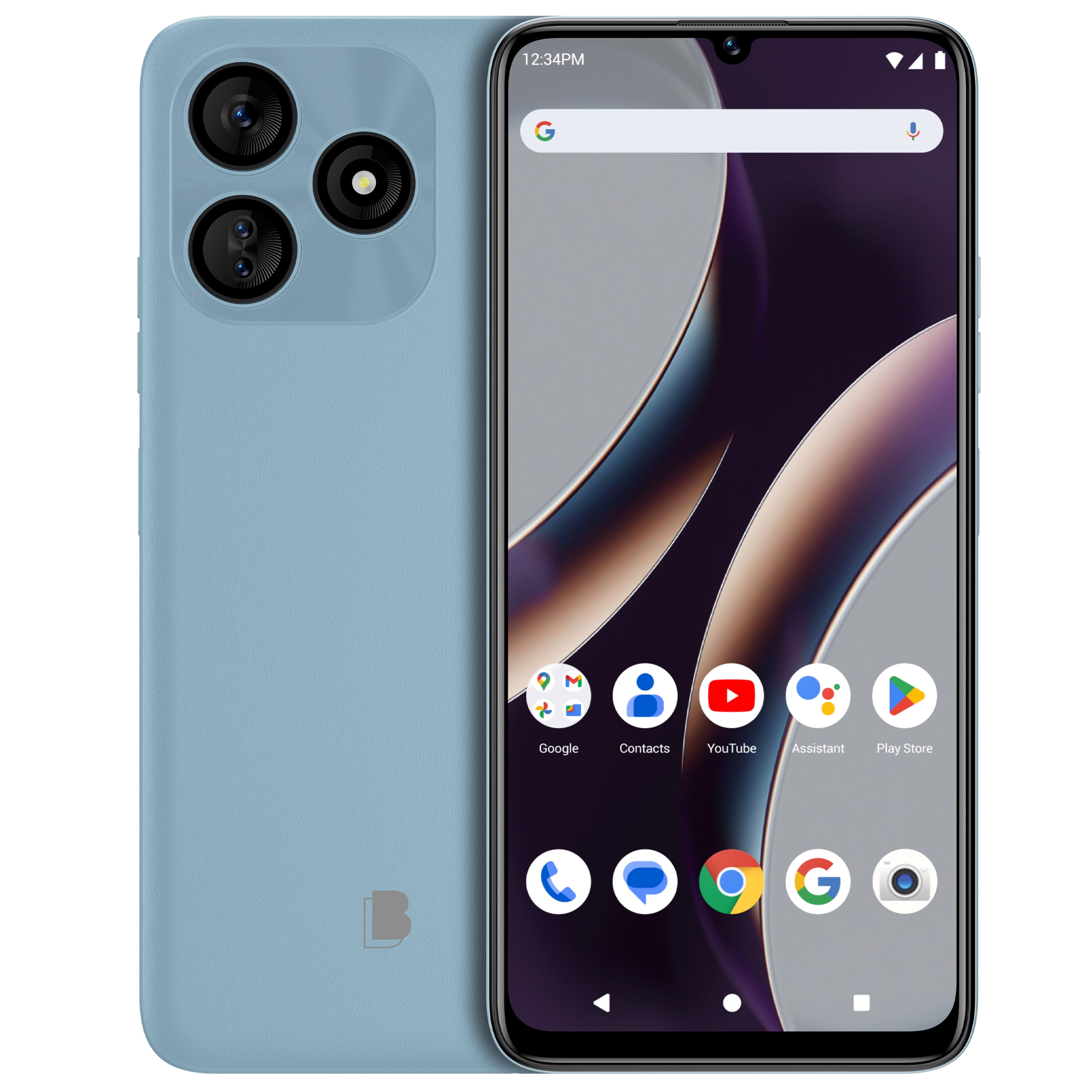 BLU G73L 64GB Dual SIM Smartphone GSM (Unlocked), Mint Blue - Walmart.com