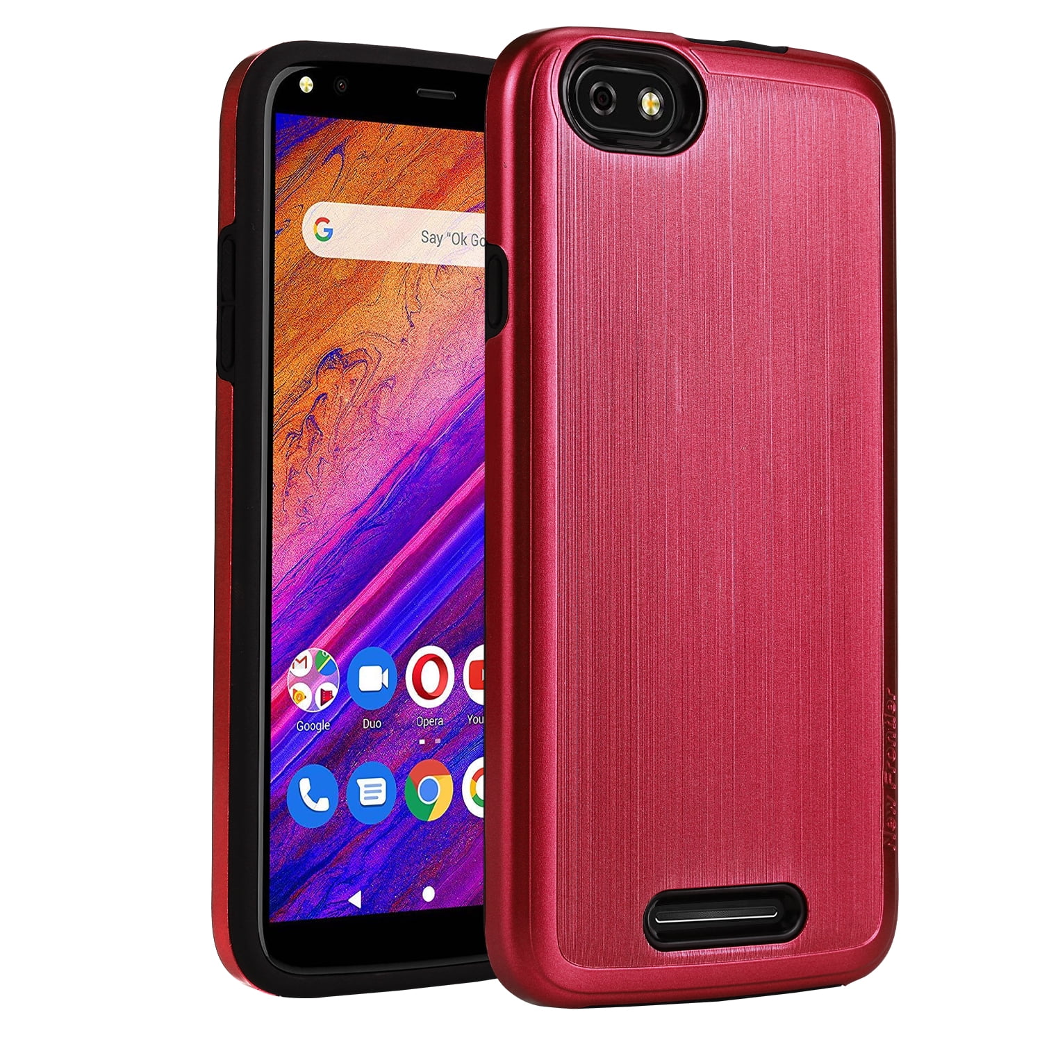 BLU Studio Mega 2019 Case,NEW FRONTIER 100% Slim-Fit [Merge] Strong ...