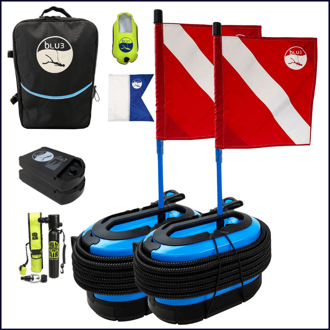 BLU3 Duo Nomad Dive Systems (Include Reserve Air Tank, 1 Spare Battery ...