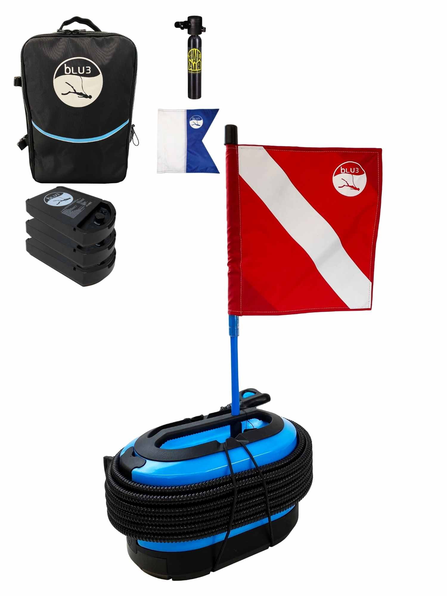 BLU3 Nomad Battery-Powered Dive System (Two Spare Batteries, Include ...