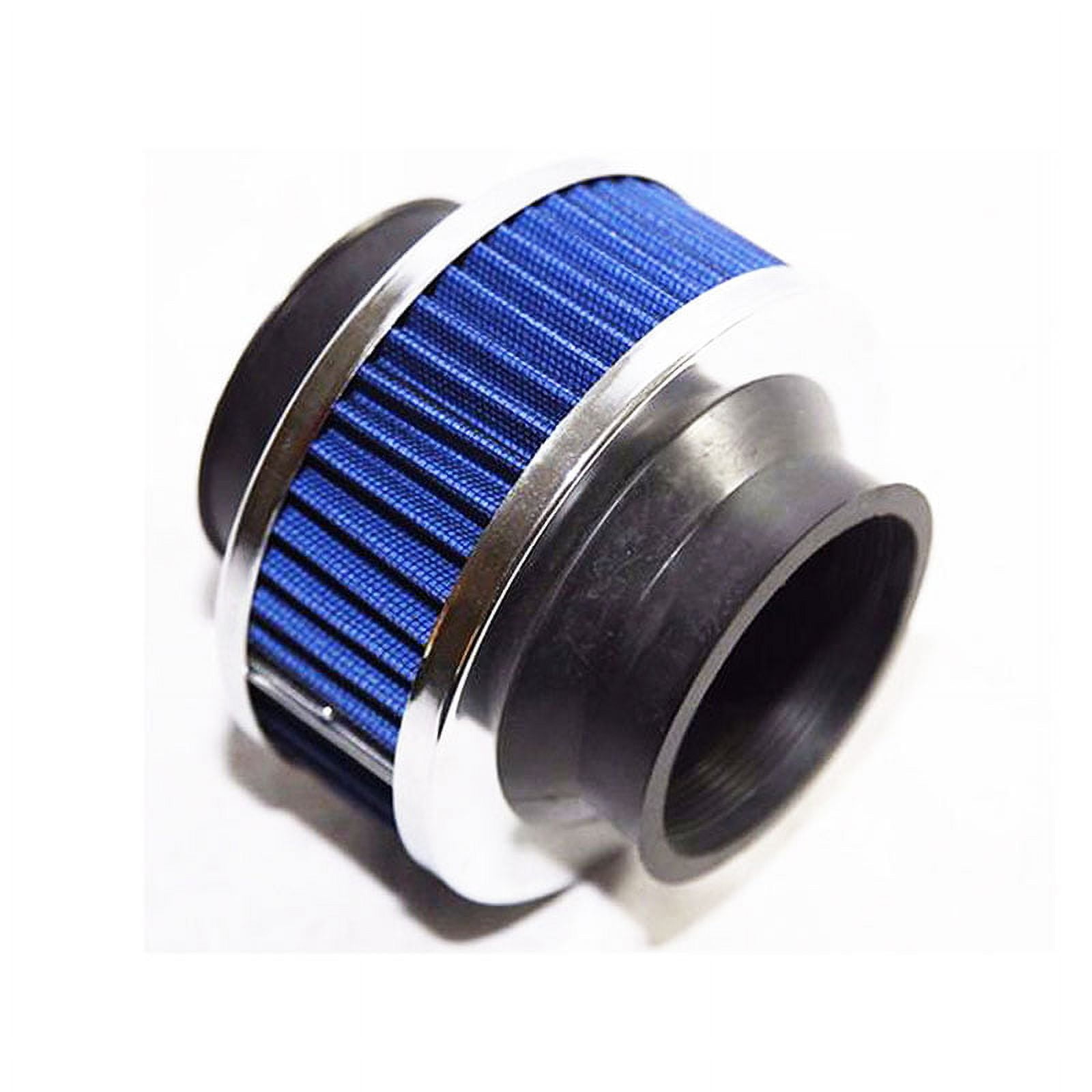 BLUE 2.5" Mesh Bypass Valve Pipe Turbo/Cold Cool Air Intake Filter BLUE ...