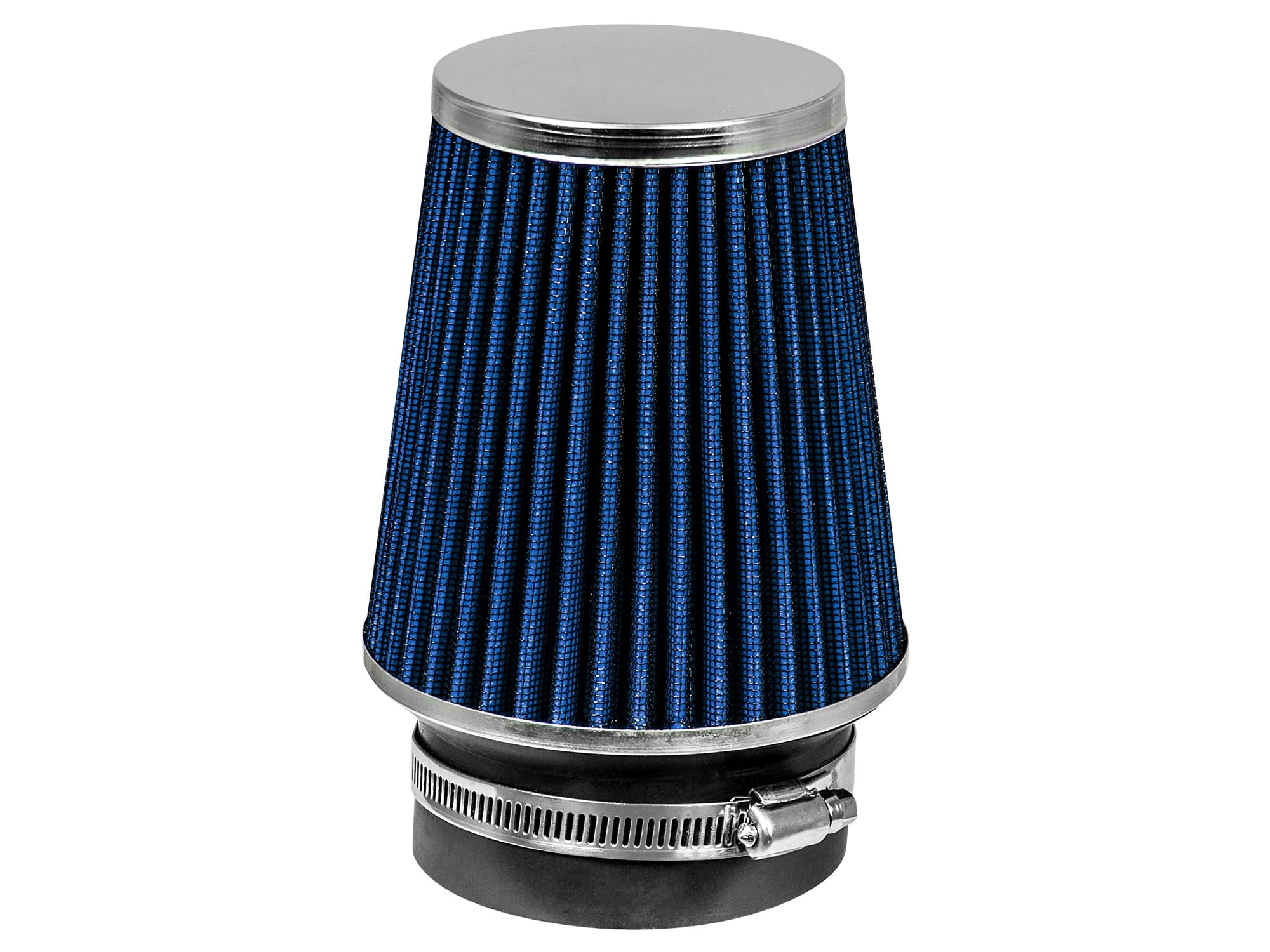 BLUE 3.5" 89mm Inlet Narrow Air Intake Cone Replacement Quality Dry Air ...