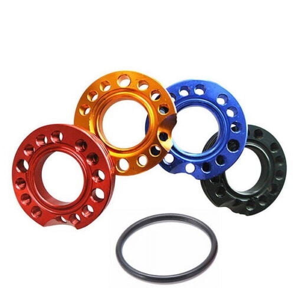 BLUE ATV PIT DIRT BIKE 28mm CARBURETOR INTAKE MANIFOLD PLATE ADJUSTER ...