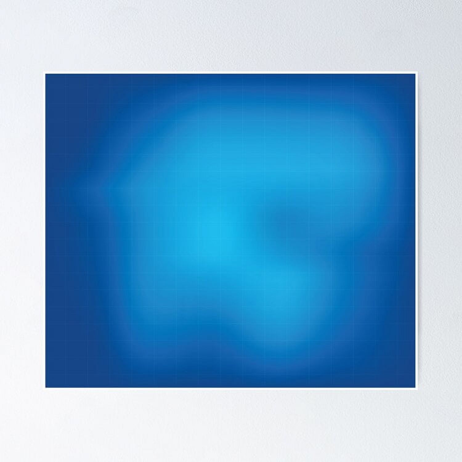 BLUE Abstract Art UNFRAMED Poster, 24x36 - Walmart.com