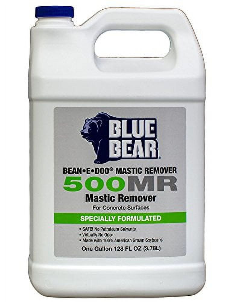 BLUE BEAR 500MR Mastic Remover for Concrete Surfaces Gallon - Walmart.com