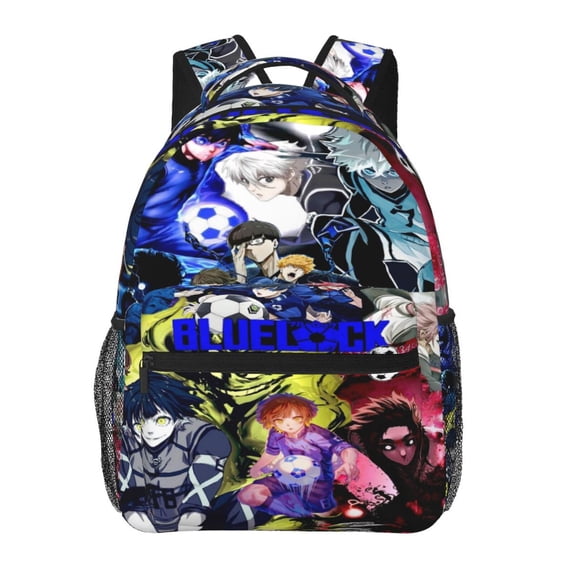 BLUE Ball LOC-,K Backpack for Women Men Casual Laptop Backpacks Daypack ...