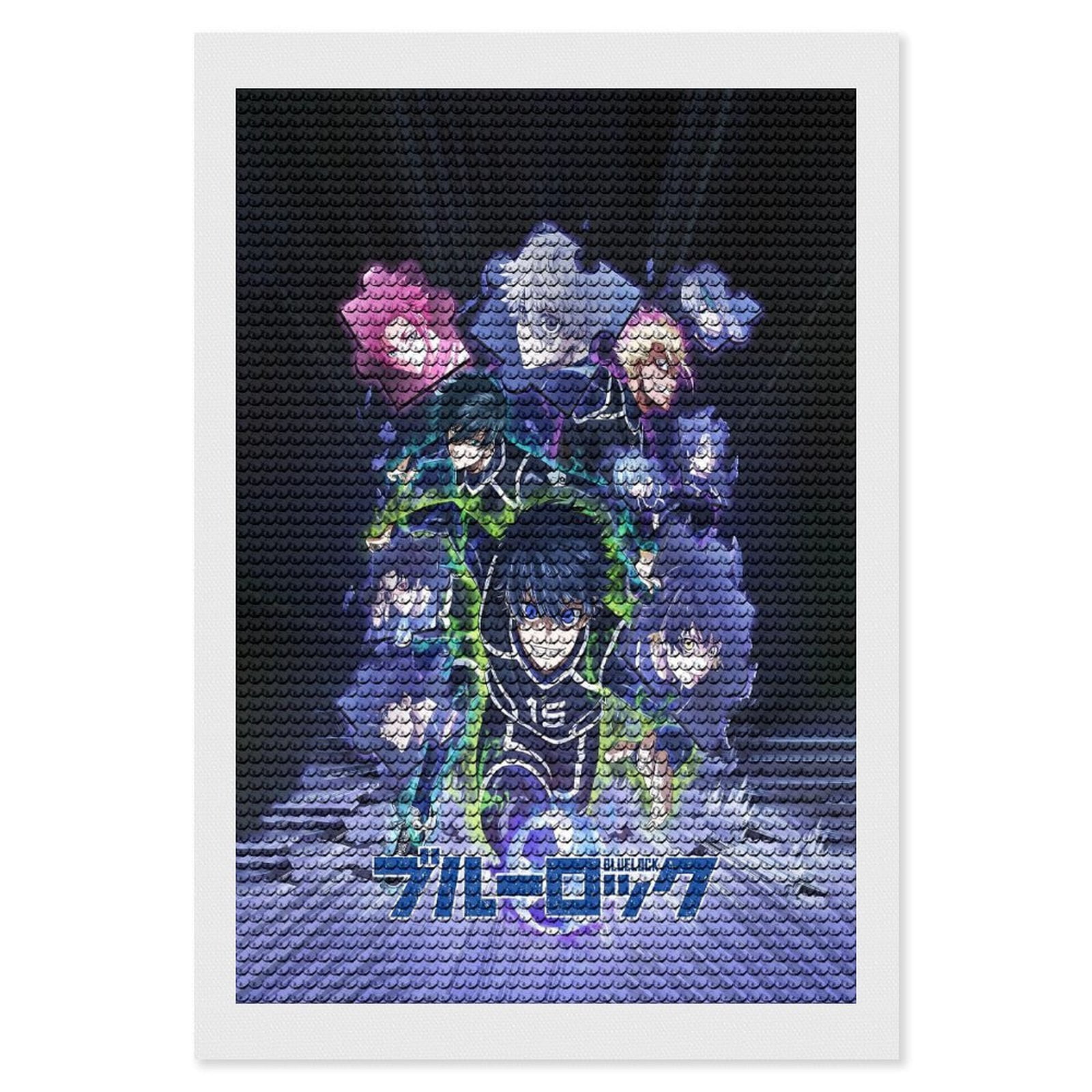 BLUE Ball LOC-,K Diamond Art Kits for Adults DIY 5D Round Full Drill ...