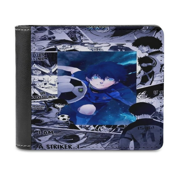 BLUE Ball LOC-,K Wallet for Men Leather Purse Clutch Card Holders ...