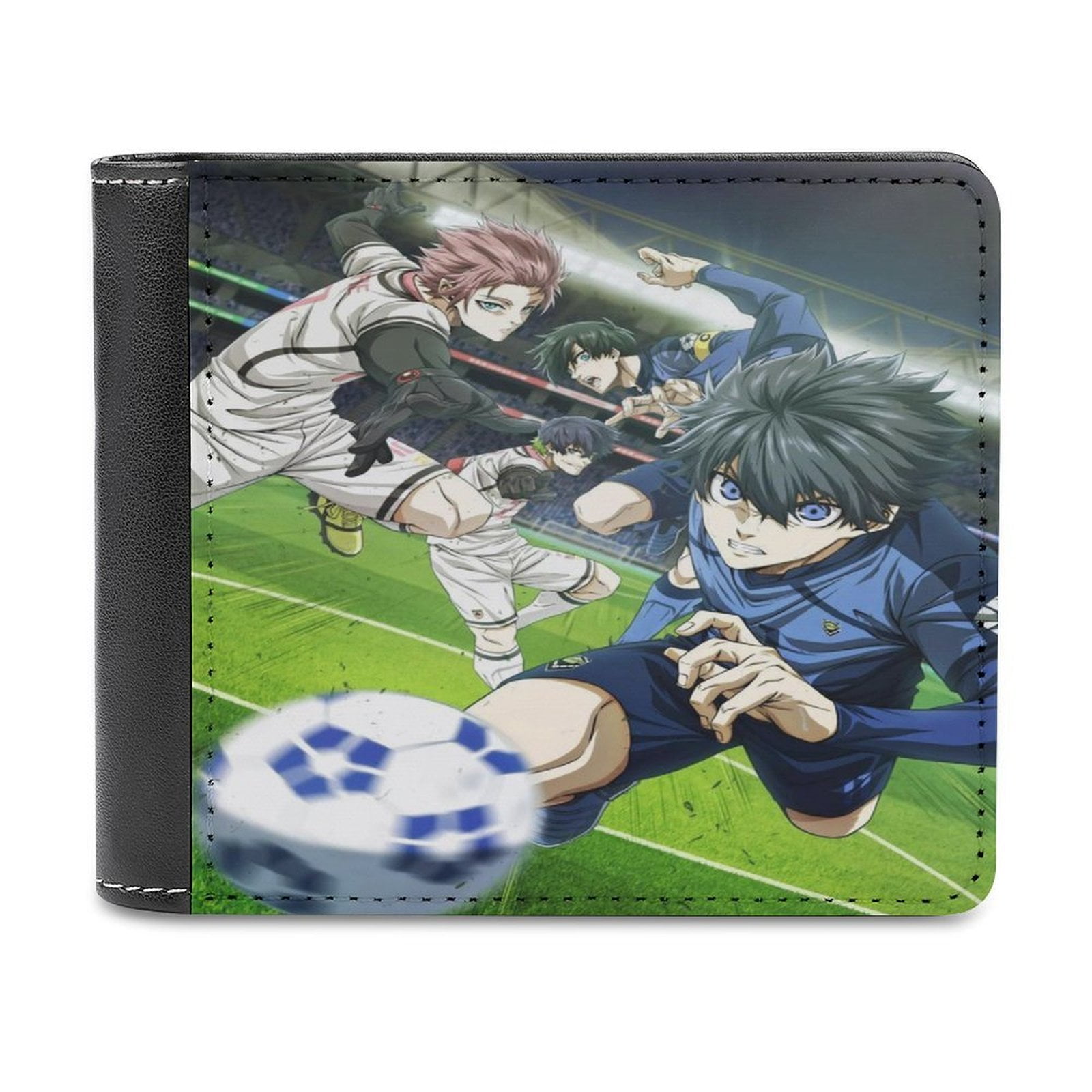 BLUE Ball LOC-,K Wallet for Men Leather Purse Clutch Card Holders ...