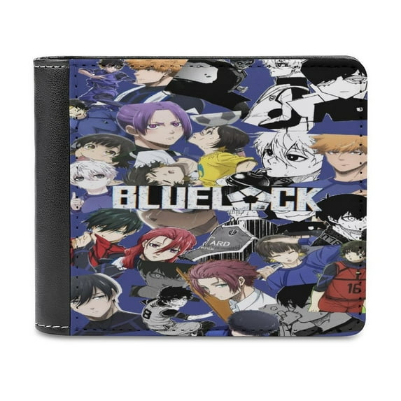 BLUE Ball LOC-,K Wallet for Men Leather Purse Clutch Card Holders ...