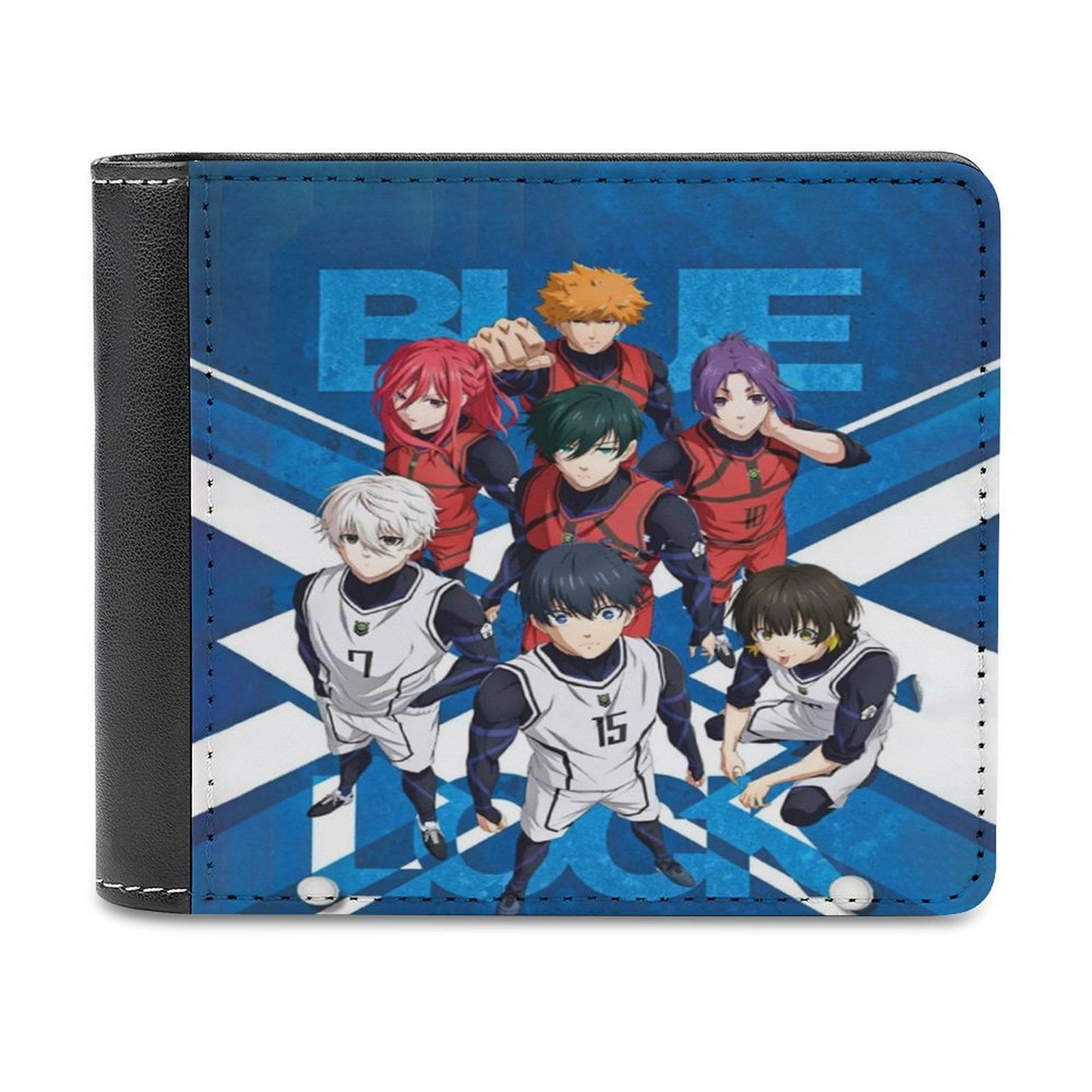 BLUE Ball LOC-,K Wallet for Men Leather Purse Clutch Card Holders ...