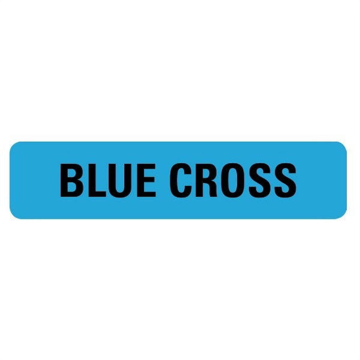 BLUE CROSS Medical Labels - Walmart.com
