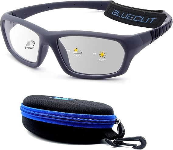 BLUE CUT Sports Protection Goggles, Photochromic Lenses Safety Glasses ...