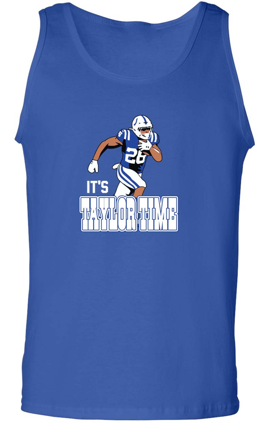 BLUE Colts Jonathan Taylor JT Its Taylor Time Tank Top ADULT - Walmart.com