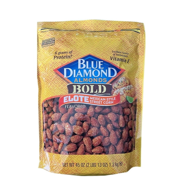 BLUE DIAMOND ALMONDS BOLD ELOTE MEXICAN-STYLE STREET CORN FLAVORED ...