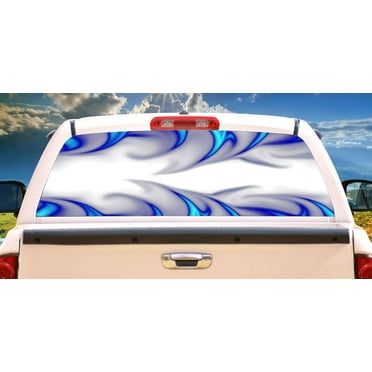 ACID Rear Window Graphic truck car suv view thru vinyl decal back ...