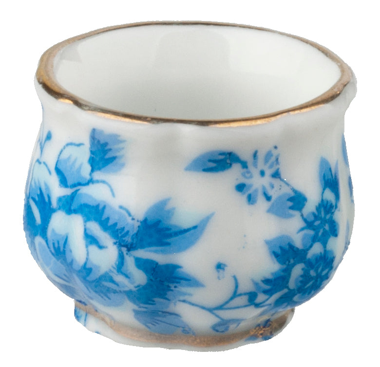 BLUE FLORAL CACHEPOT Miniature Scale - Walmart.com