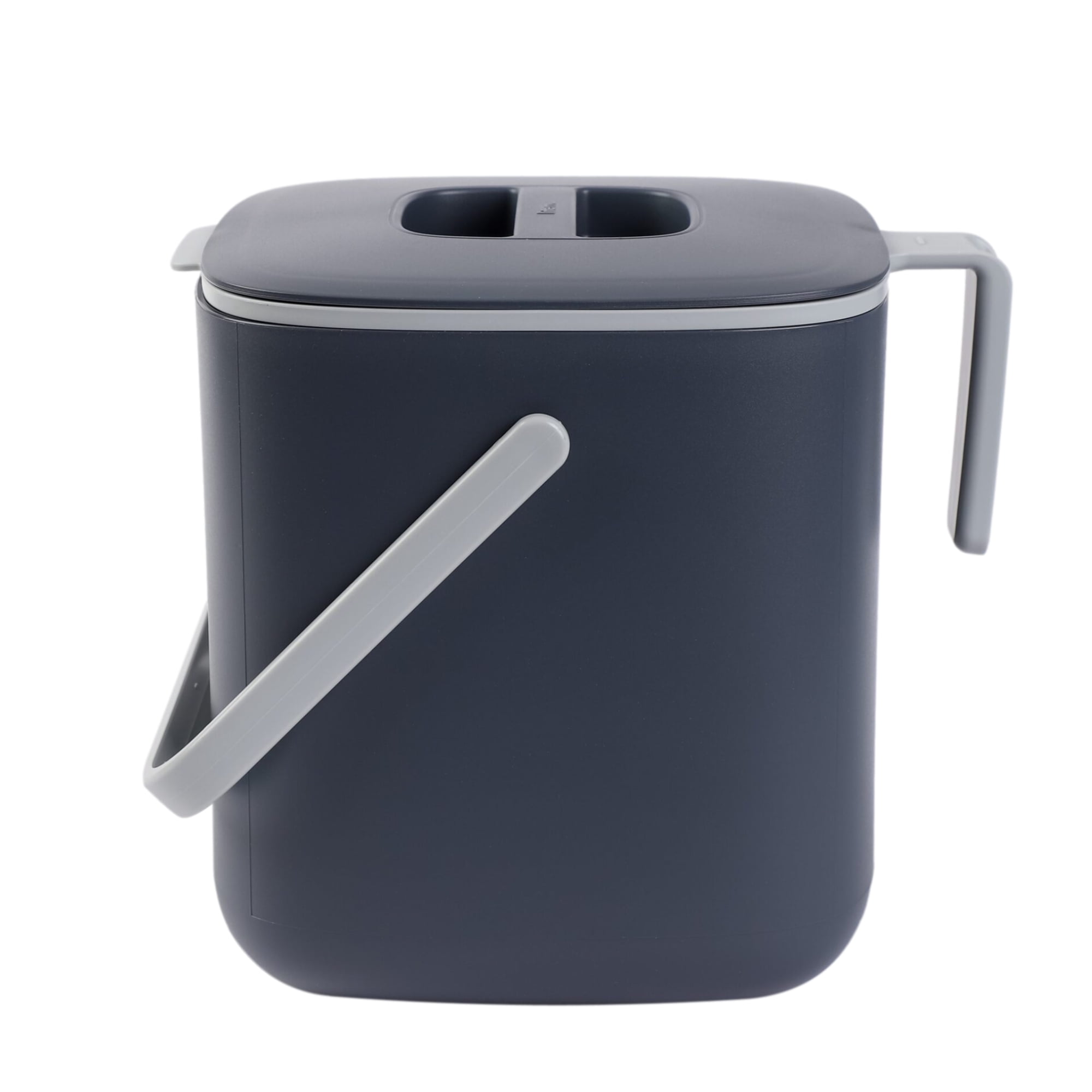 BLUE GINKGO Small Kitchen Compost Bin with Lid | Indoor Countertop Food ...
