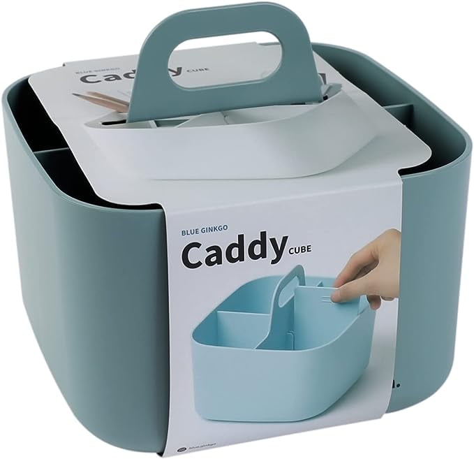 BLUE GINKGO Multipurpose Caddy Organizer - Stackable Plastic Caddy with ...