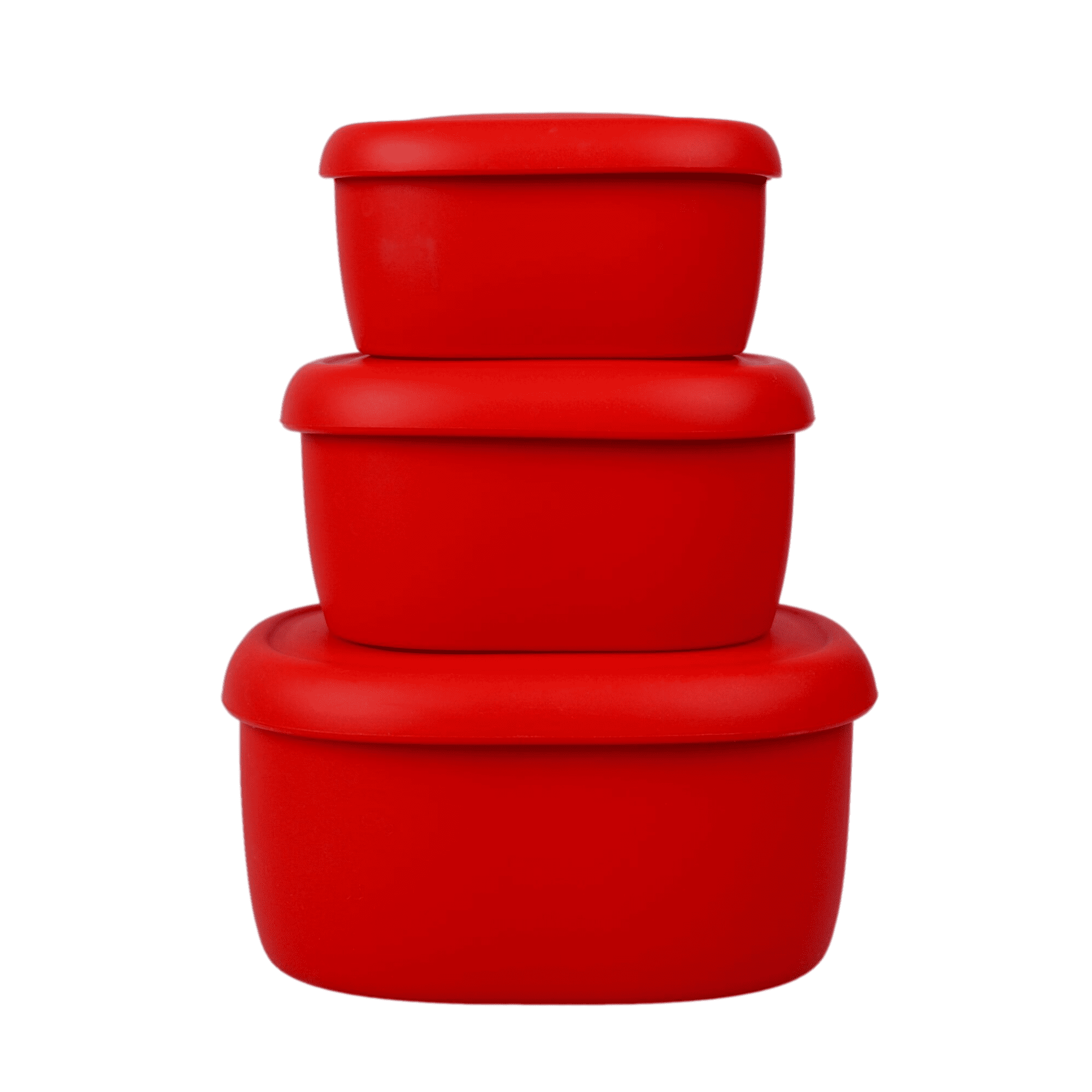 BLUE GINKGO Silicone Airtight Containers with Sealing Lids | Kitchen ...