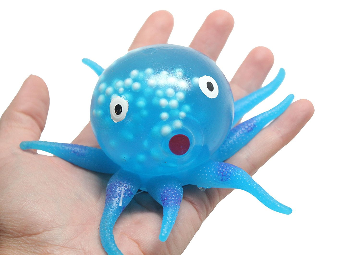 Curious Minds Busy Blue Octopus Squishy Stress Ball, Sensory Fidget Toy ...