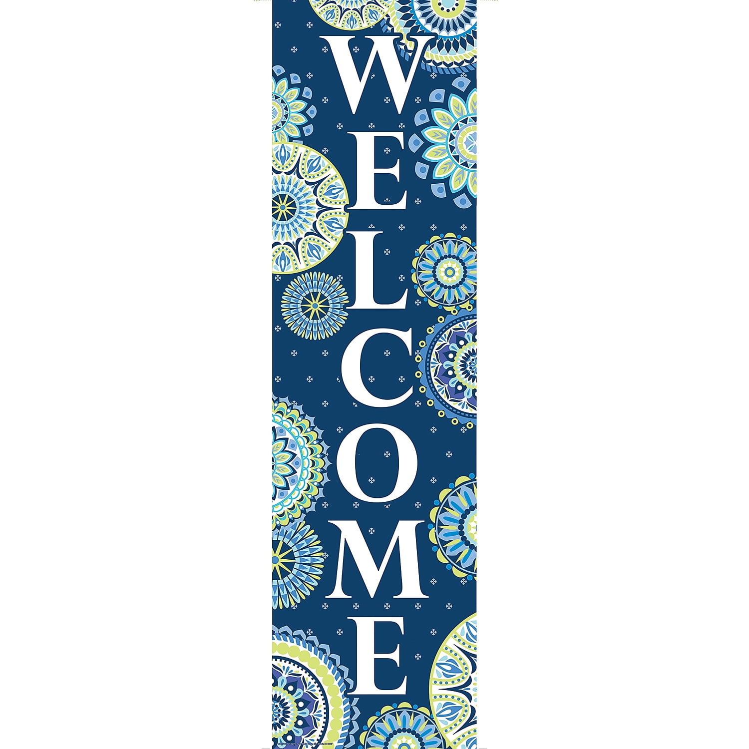 BLUE HARMONY WELCOME BANNER - Walmart.com