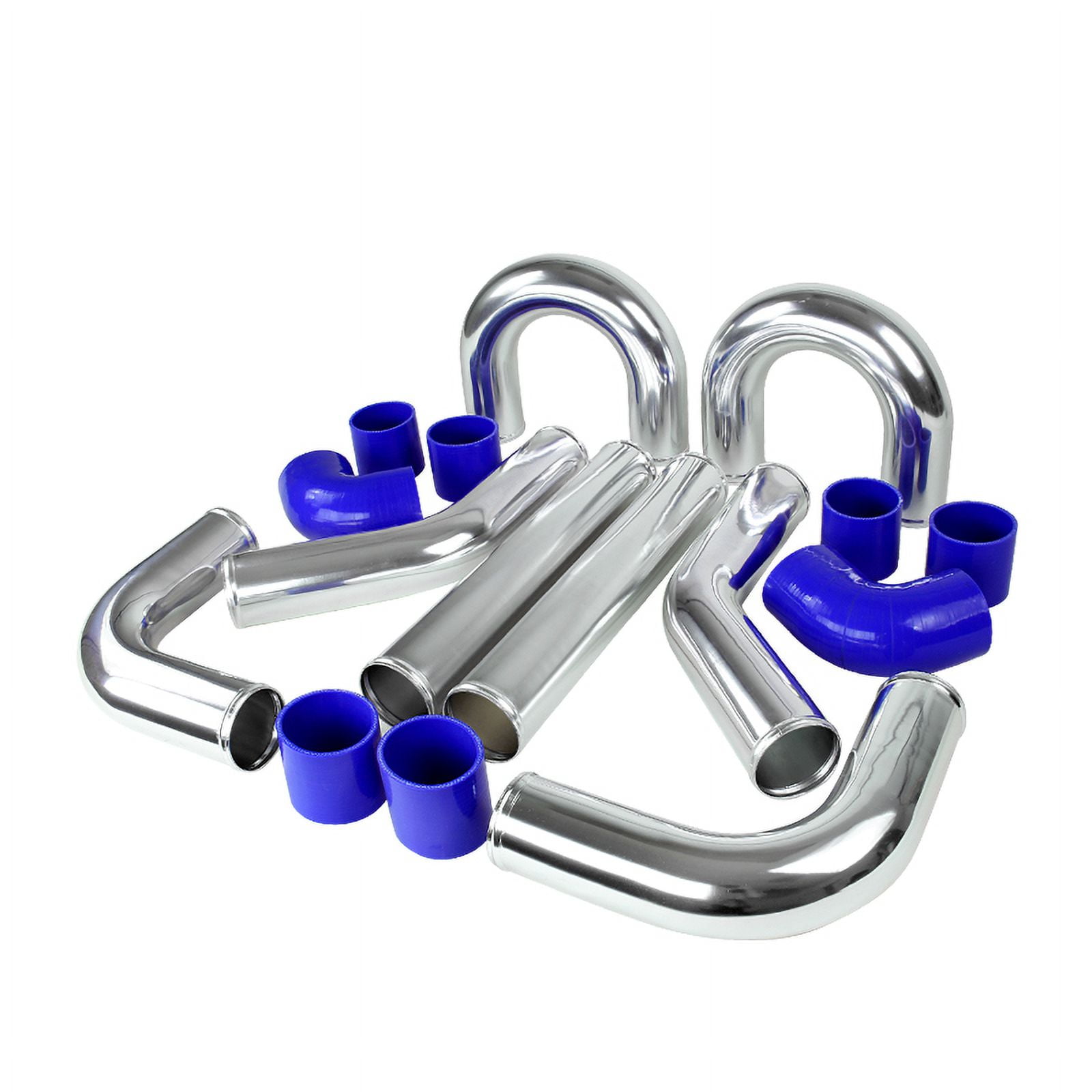 BLUE INTERCOOLER PIPING KIT - 2.5 IN - IC-KIT-UNV25BL-90 - Walmart.com